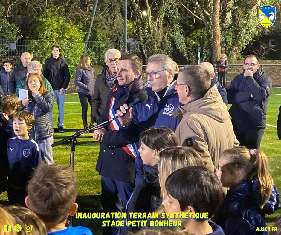 Inauguration du synthétique – AJS Colleville Ouistreham